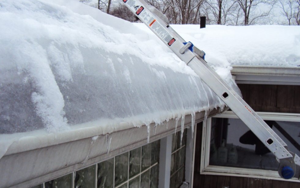 Ice & Snow Roof Damage - Peak Roofing Contractors